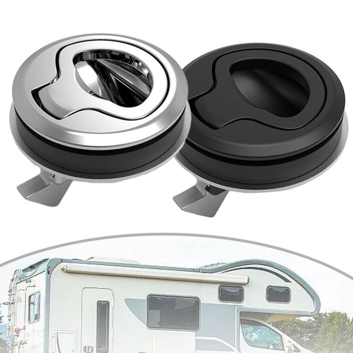 Gracekarin Round Locking Flush Pull Latch Hatch Lift Key Marine Boat ...