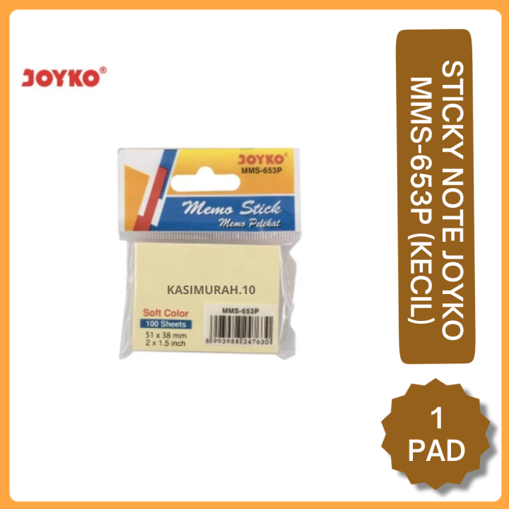 Sticky Note Joyko MMS-653P / Note Memo Joyko | Lazada Indonesia