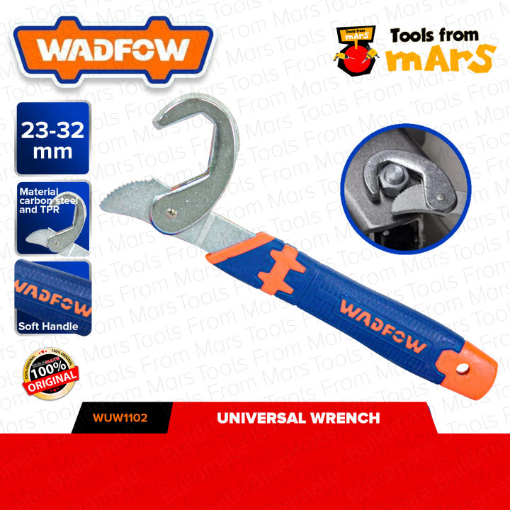 Wadfow Universal Wrench Adjustable Multi-Function Pipe Spanner Wrench SOLD PER PIECE -TFM- WHT ...