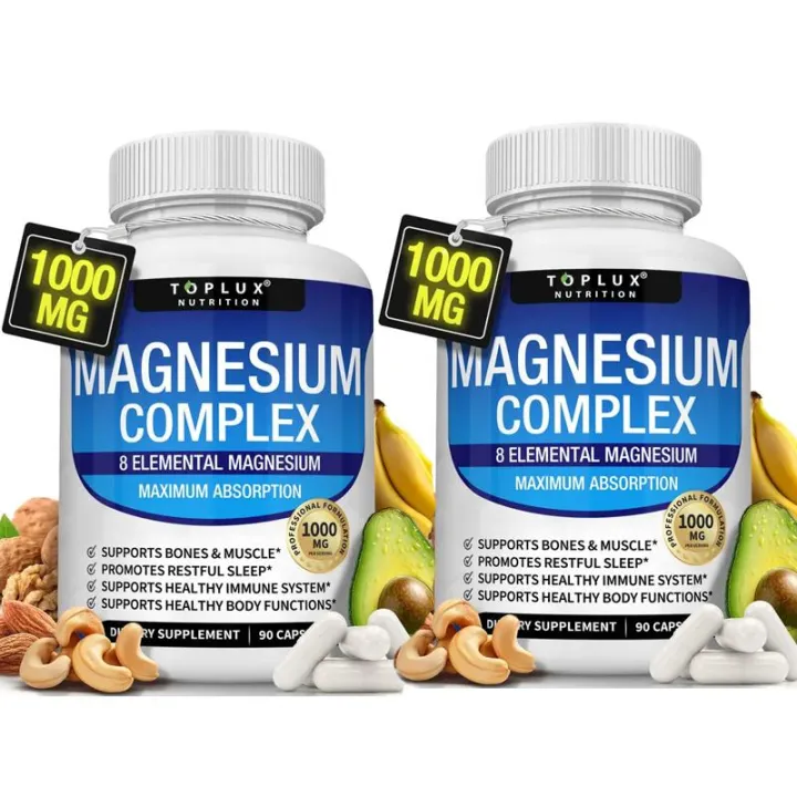 Magnesium compound supplements contain 8 types of elements glycinate ...