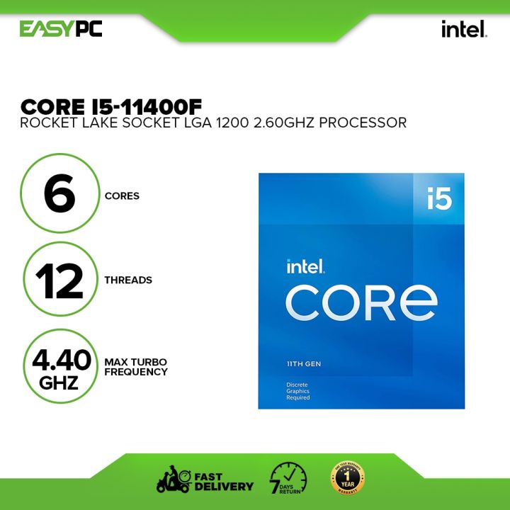11th Generation Intel Core i5-11400F 1200 2.60GHz CPU | Lazada PH