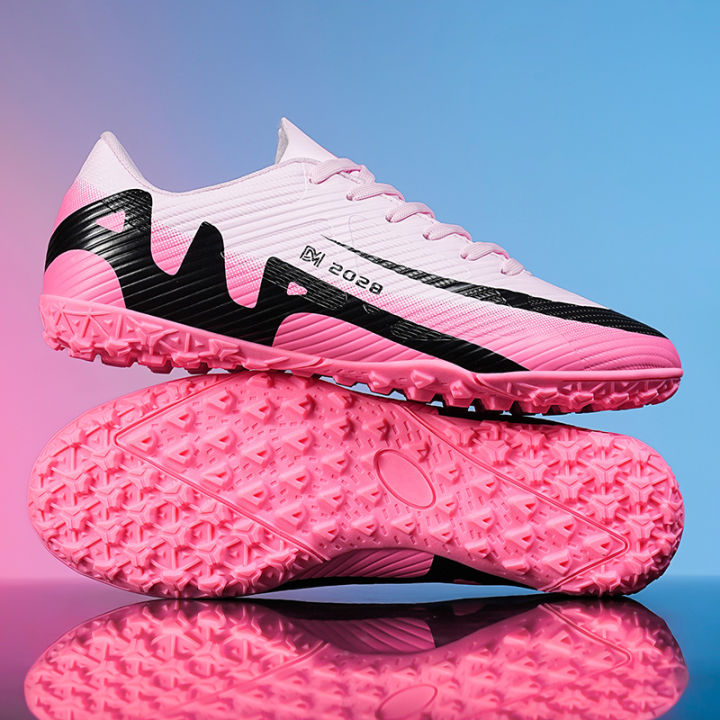 cuorrl รองเท้าฟุตบอลราคาถูกผู้ชายบวกขนาดการฝึกอบรมหญ้าเทียม TF / FG ...