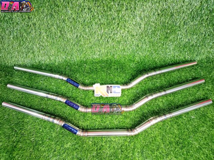 KING DRAG HANDLE BAR WITH EMBLE TITANIUM BURN FOR NMAX / PCX ...