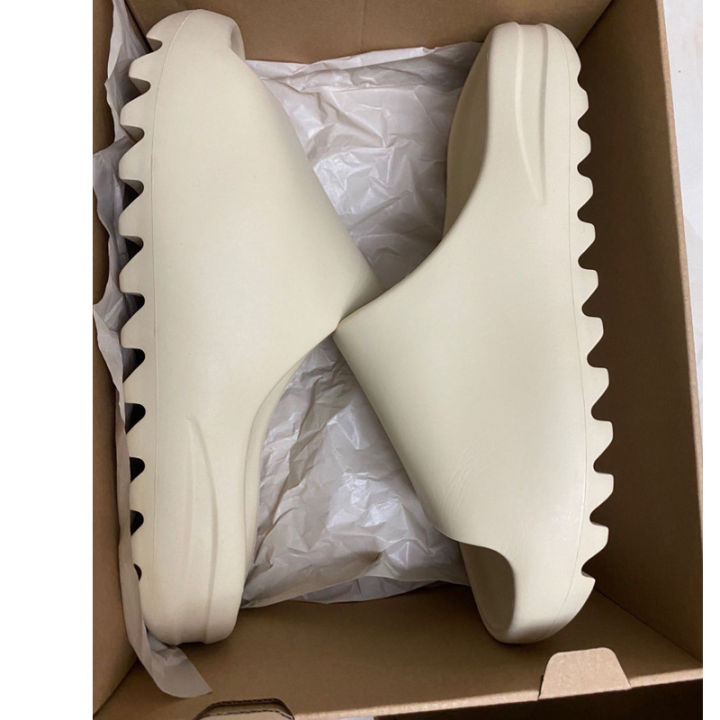 สไลด์ Kanye West Yzy รองเท้าแตะความรู้สึกของก้าวบนอึสบายมากบ้านรองเท้า ...