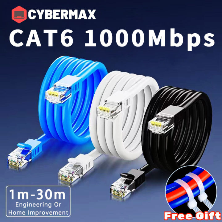CAT6 UTP Ethernet Cable 1M 5M 10M 15M 20M 30M 1000Mbps High Speed Internet Network RJ45 LAN ...