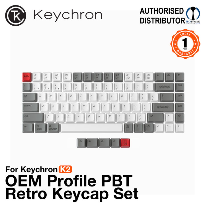 Keychron OEM / XDA Profile PBT Retro Keycap Set - 5 Model Options ...