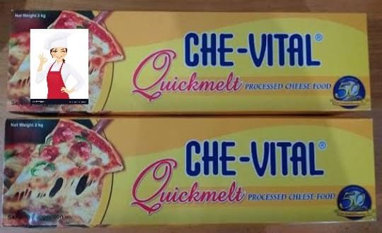 100% Che-Vital Quickmelt Cheese 2kgs Chevital National Distributor ...