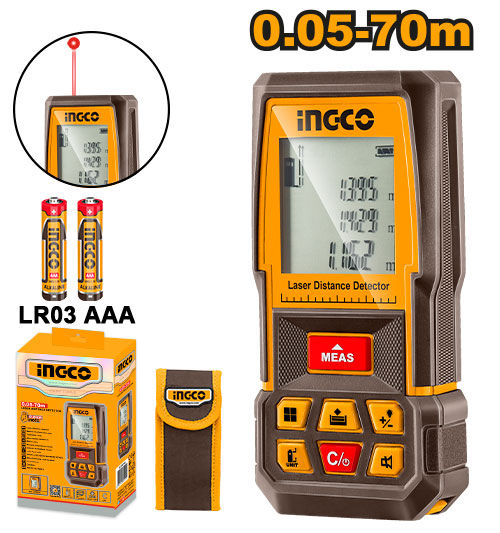 INGCO เครื่องวัดระยะเลเซอร์ รุ่น HLDD0708 (Laser Distance Meter ...