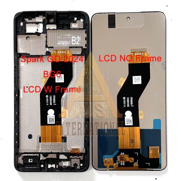 Original 6.6'' For Infinix Tecno Spark Go 2024 BG6 LCD Display Screen ...