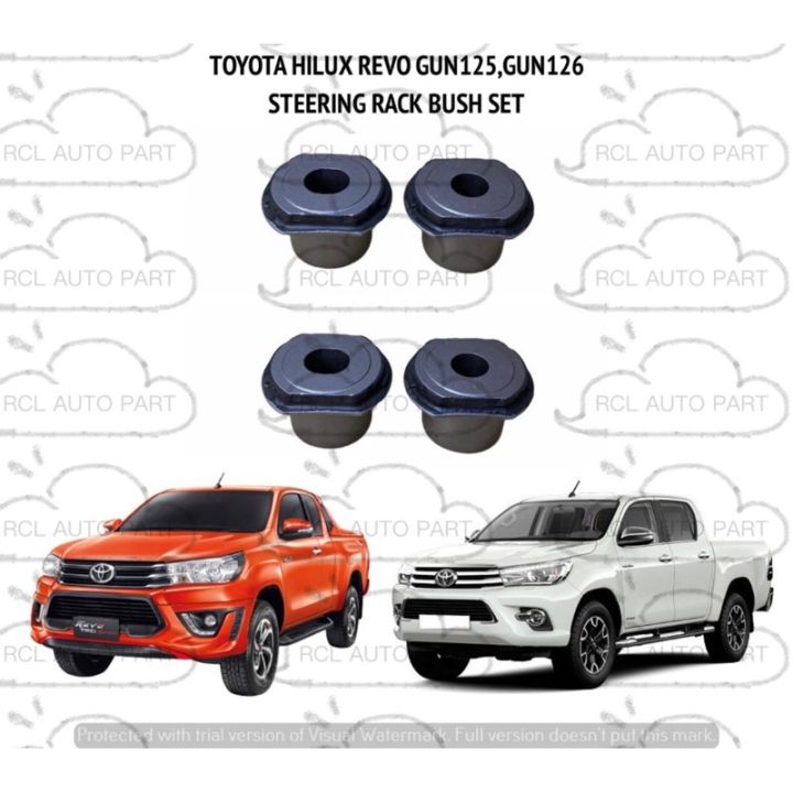 STEERING RACK BUSH SET (4PCS) TOYOTA HILUX REVO GUN125,GUN126 | Lazada