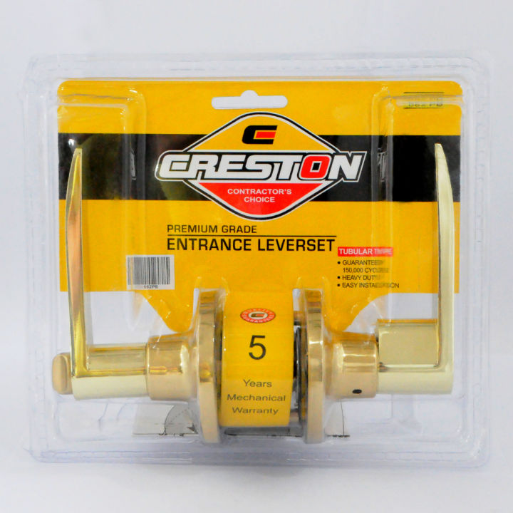 CRESTON ENTRANCE LOCKSET - TUBULAR 662PB | Lazada PH