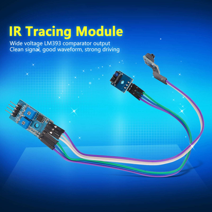 2 Way Tracing Module Black White Line Detection Obstacle Avoidance ...