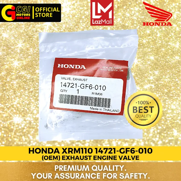 HONDA Genuine Parts Engine Valve (Exhaust) for XRM110 [ 14721-GF6-010 ...
