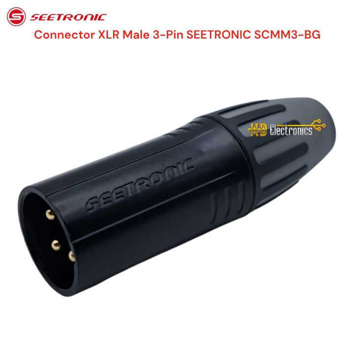 Connector XLR Male 3-Pin SEETRONIC SCMM3-BG | Lazada Indonesia