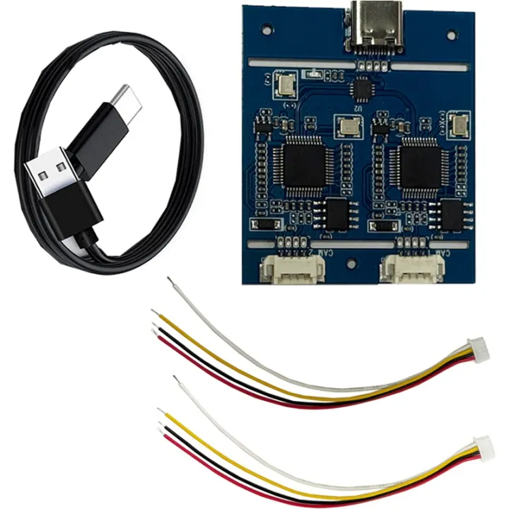 AV/CVBS 2 Channel Video Capture Card Module 1080P USB Output UVC Free ...