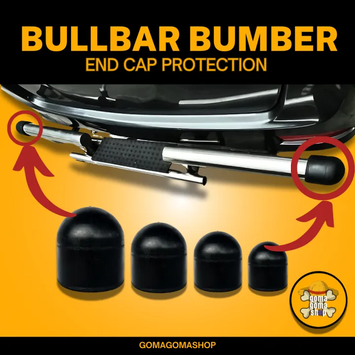 Rubber Endcap / Endcup Bullbar End Tube stainless protection for cars ...