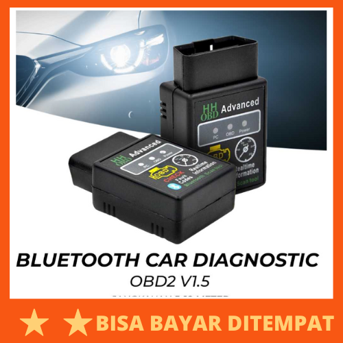 Bluetooth Car Diagnostic OBD2 V1.5 / Alat Pembaca Kode Tester Cek ...