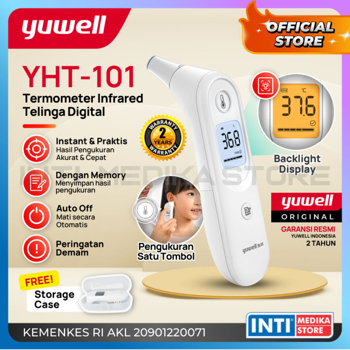 YUWELL - Thermometer Infrared YHT101 | Termometer Telinga Non Kontak ...