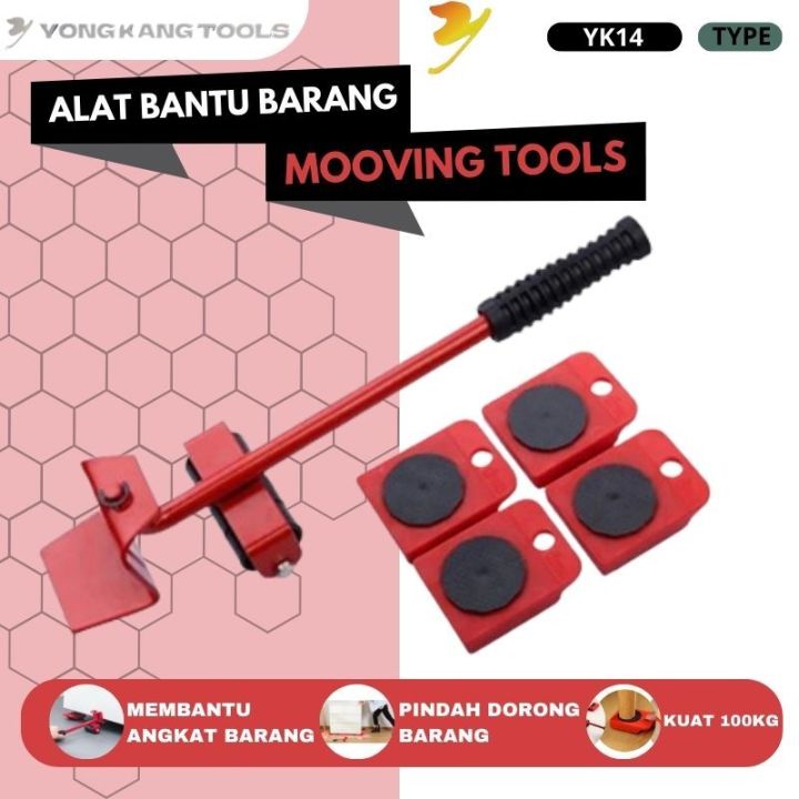 Jungkit Roda Alat Bantu Pemindah Barang Pengangkat Furnitur Roller ...