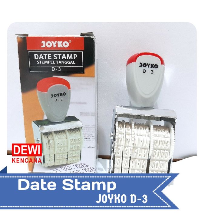 Stempel Tanggal Date Stamp Joyko D-3 | Lazada Indonesia