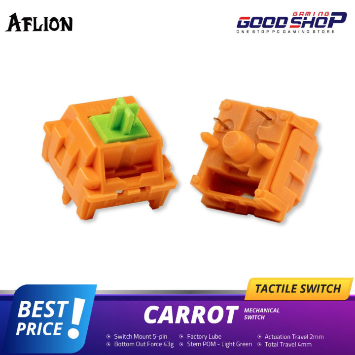 AFLION Carrot 43g Switch (Tactile - PCB Mount) | Lazada Indonesia