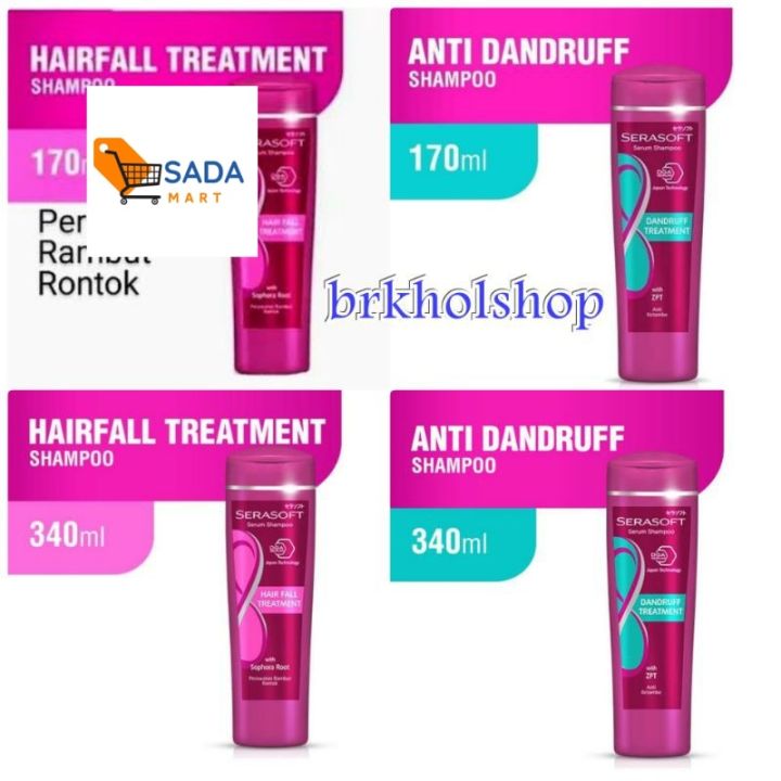 SERASOFT SERUM SHAMPOO HAIR FALL & DANDRUFF TREATMENT 170/340ML ...