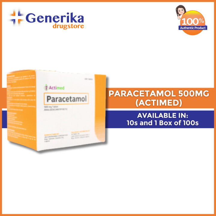 ACTIMED PARACETAMOL TABLET 500MG | Lazada PH