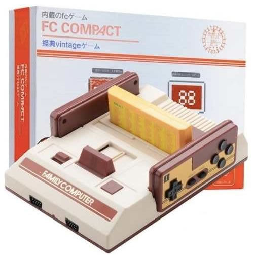 Family Computer FC Compact, 8 Bit Retro Video Game Console 2000-in-1 ...