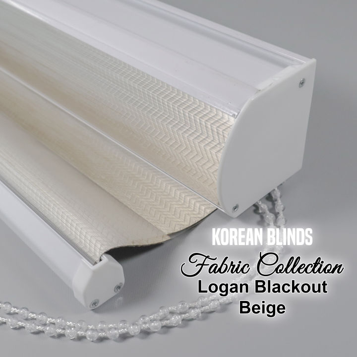 Logan Beige Premium Korean Window Blinds Collection | Lazada PH