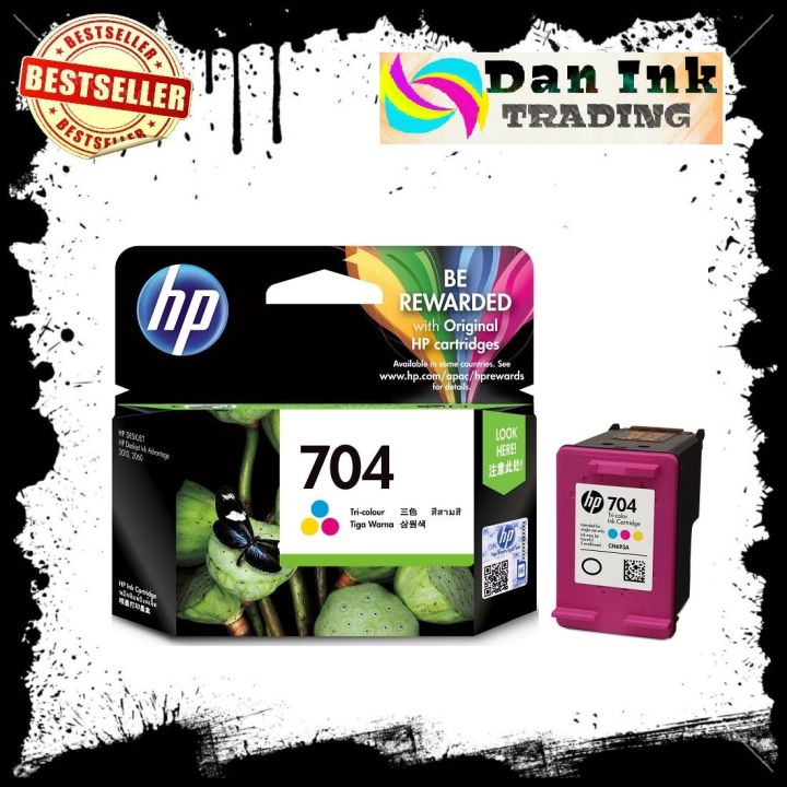 HP 704 Tri-color Original Cartridge | Lazada PH