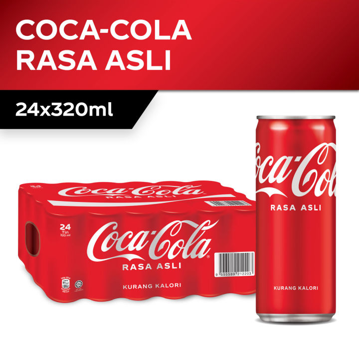 Coca-Cola Rasa Asli 320ml x 24 | Lazada