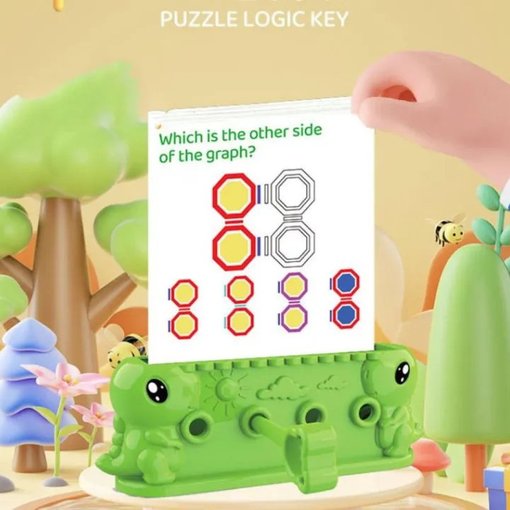 OCESDEP Matching Game Kids Logic Key Puzzle Game Montessori Early ...