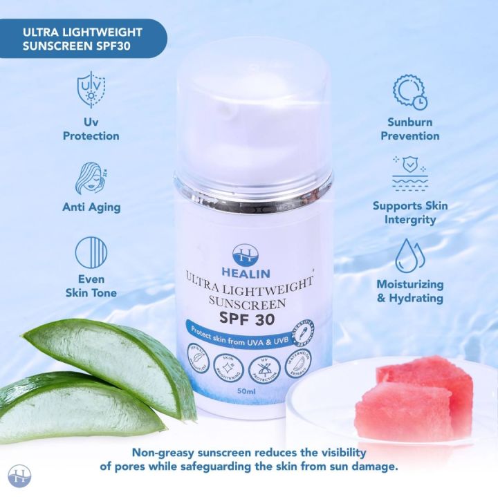 Ultra Lightweight Sunscreen SPF30 50ml | Lazada