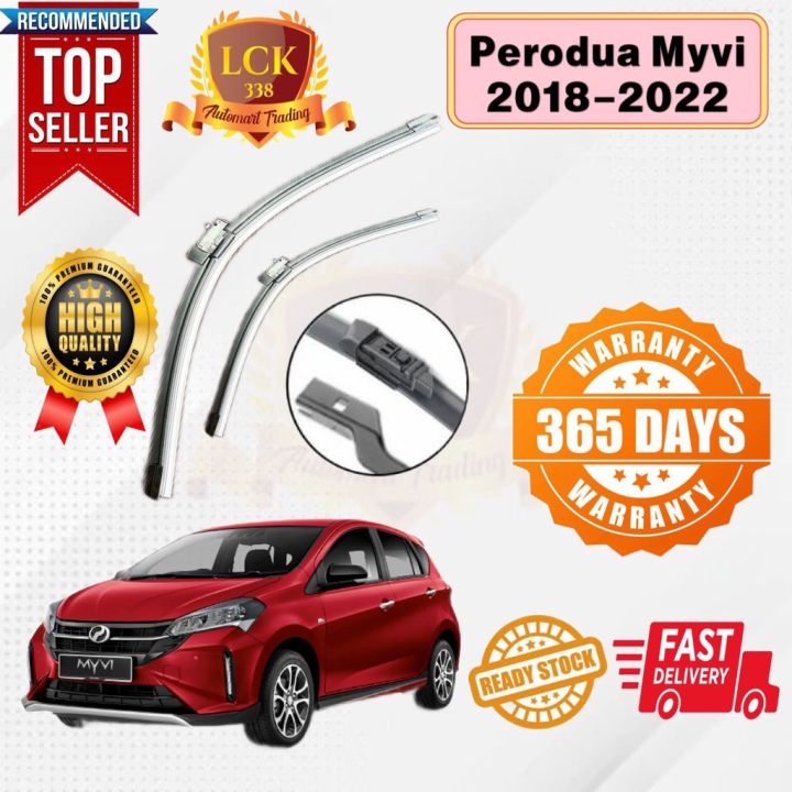 PERODUA MYVI NEW MODEL (2018-2022) SILICONE WIPER PREMIUM QUALITY | Lazada
