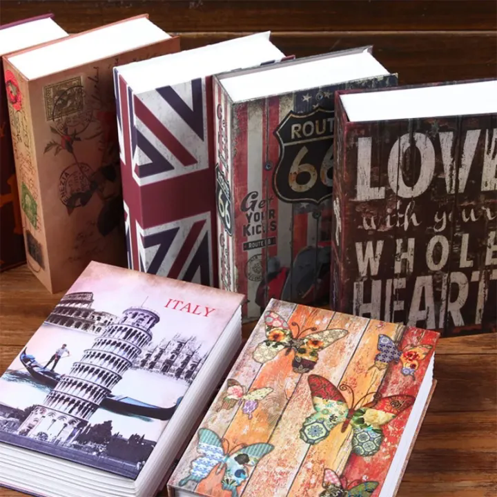 Colorful pattern book with password lock, safe box, small password lock ...