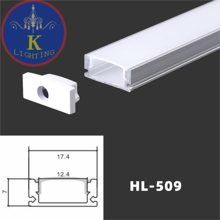 U Shape Led Aluminum Channel, Led Aluminum Profile with Milky White ...