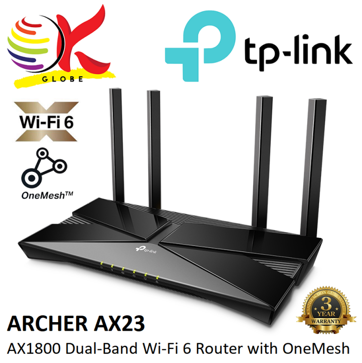 TP-LINK ARCHER ARCHER AX23 AX1800 DUAL-BAND GIGABIT WI-FI 6 ROUTER WITH ...