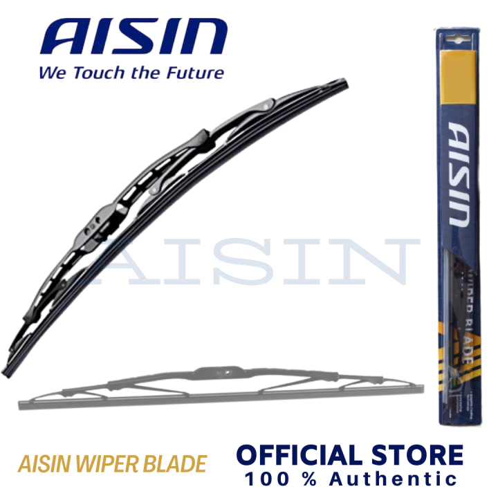 AISIN WIPER BLADE STANDARD Single 14", 16", 17", 18", 19", 20", 21", 22", 24", 26" | Lazada PH