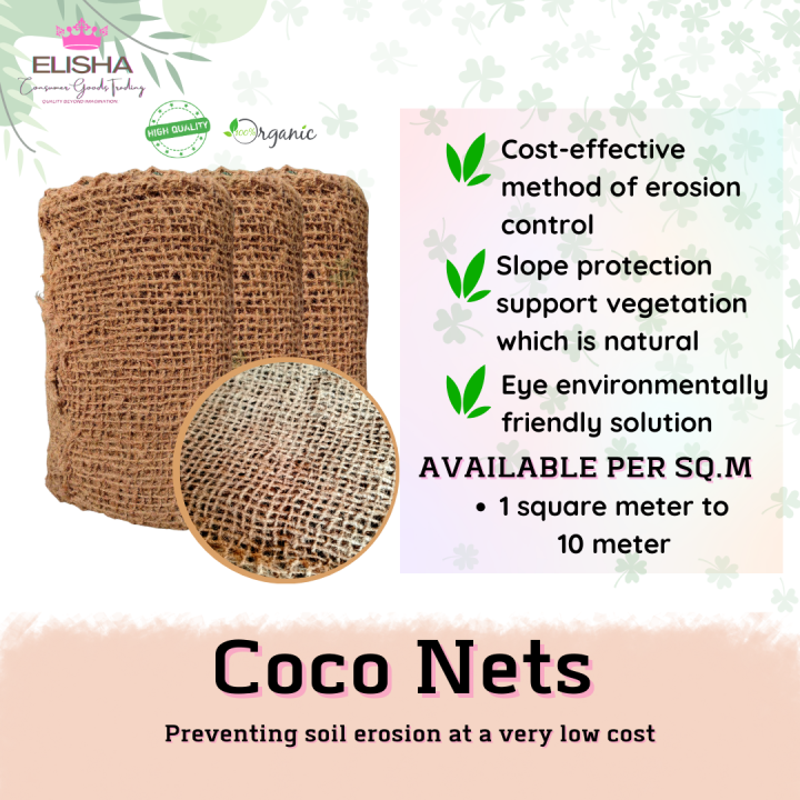ELISHA | Coco Nets 1 To 10 Square Meter, For Your Landscaping Plants ...