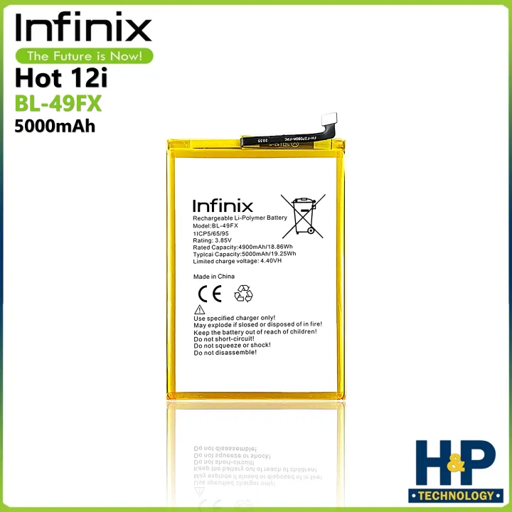 BL-49FX Battery for Infinix Hot 12i 5000mAh | Lazada PH