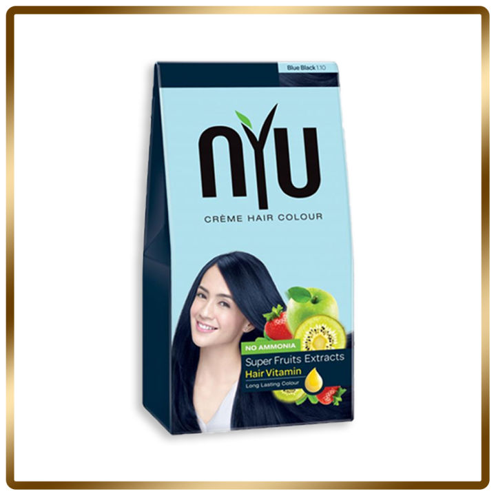 Nyu Creme Hair Color 30ml Pewarna Rambut Halal Tanpa Amonia Semir ...