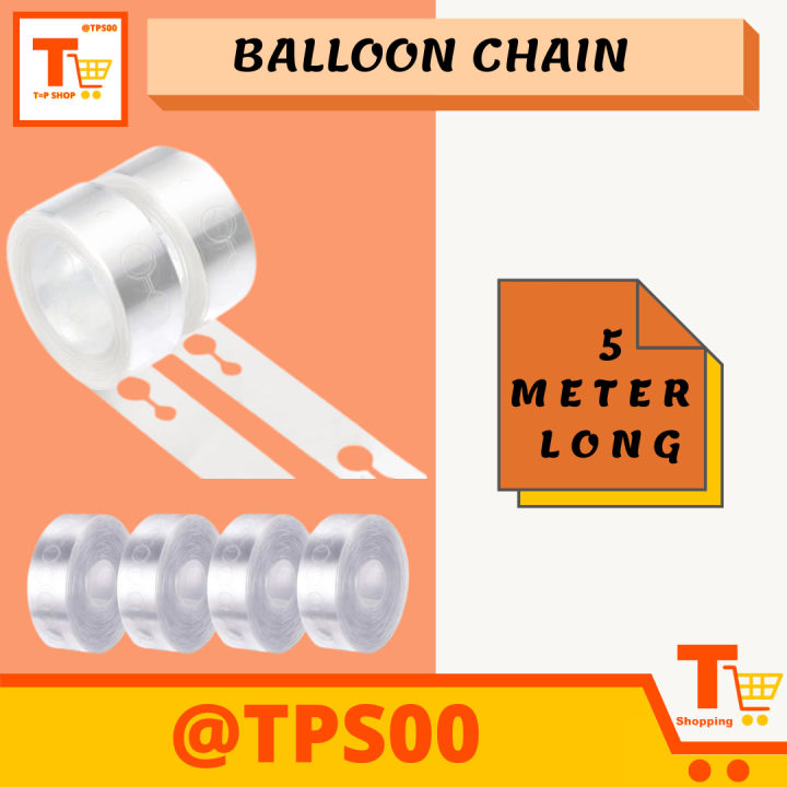 5M BALLOON CHAIN CONNECT/DECORATION KIT/BALLOON DIY ARCH BIRTHDAY ...