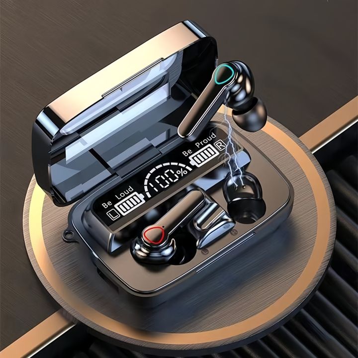 พร้อมส่งTWS M19 Pro หูฟังบลูทูธ หูฟังไร้สาย TWS กันน้ำ IPX5 พร้อมไมค์ ...