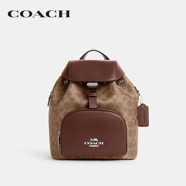 COACH กระเป๋าเป้/กระเป๋าสะพายหลังผู้หญิงรุ่น Pace Backpack In Signature ...