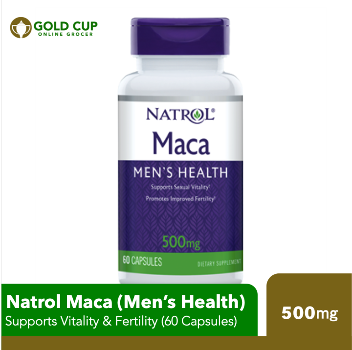 Natrol Maca 500mg (60 Capsules) for Men's Health | Lazada PH