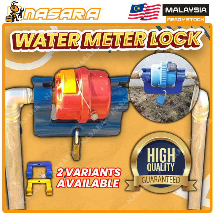 Nasara Iron Water Meter Lock Metal Outdoor Security Anti Theft Hardened ...