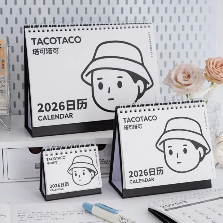 HDO4332 บันทึกช่วยจำ ปฏิทินตั้งโต๊ะปี 2026 หนึ่งเดือนเพื่อดู การเข้า ...