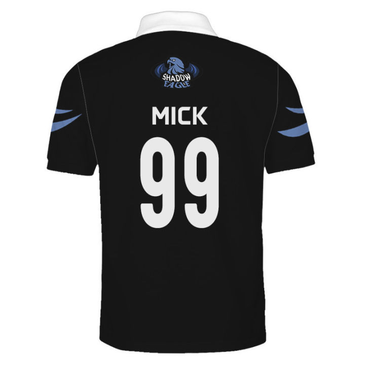เสื้อเจอร์ซีย์ Gmmtv Starlymphic Shadow Eagle Collar MICK 99 | Lazada.co.th