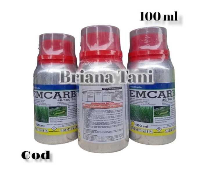 EMCARB 40/160 SC 100ml Pengendali Hama Ulat Dosis tinggi Setara Ulate 550 SL EMCARB 40/160 SC ...