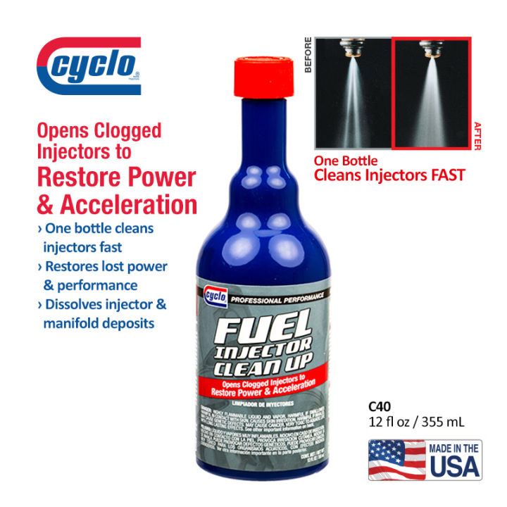 CYCLO FUEL INJECTOR CLEAN UP™ (C40) | Lazada